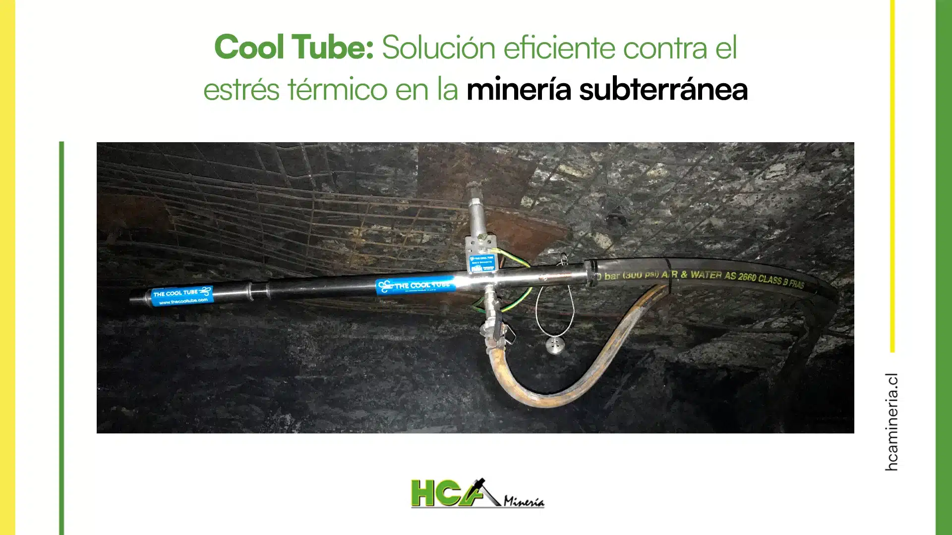 COOL TUBE: Solución eficiente contra el estrés térmico en minería